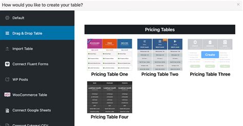 create pricing table online without coding 3 easy ways