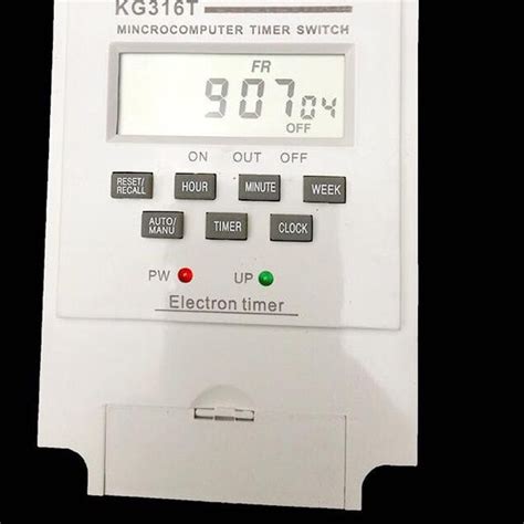 Jual Programmable 240v 10a Digital Timer Switch Relay Otomatis Switch