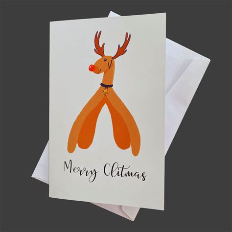Reindeer Merry Clitmas Card — Frank Sexology