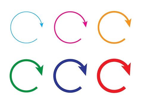 Premium Vector Refresh Icon Or Symbol Restart Icon Circle Arrow Symbolizes Vector