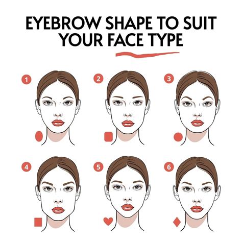 How To Determine Your Eyebrow Shape Based On Your Face Shape Atelier Yuwaciaojp