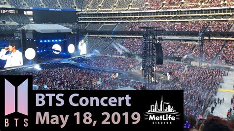 Bts 방탄소년단 Concert Metlife Stadium Nj May 18 2019 4k Youtube