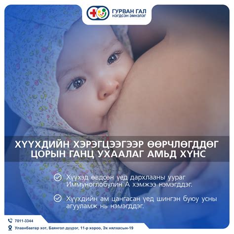 Гурван гал эмнэлэг Gurvan Gal Hospital Зөвлөмж3 📣Хөхөөр хоололтыг дэмжих 7 хоногт зориулан