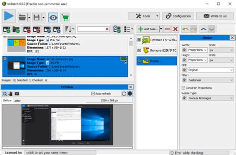 Imbatch Image Batch Processor Convert Images In Bulk Ghacks Tech News