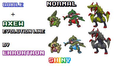 Axew Pokemon Evolution Chart