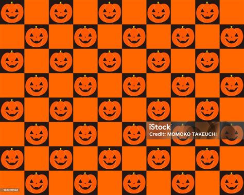 Halloween Checkered Pattern Background Stock Illustration Download