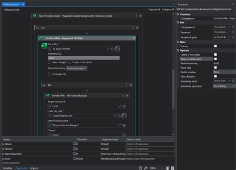 creating reusable excel activities without keeping excel open