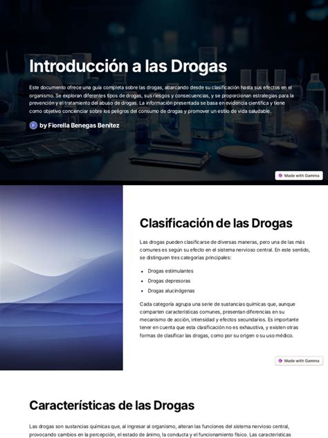 Introduccion A Las Drogas Pdf