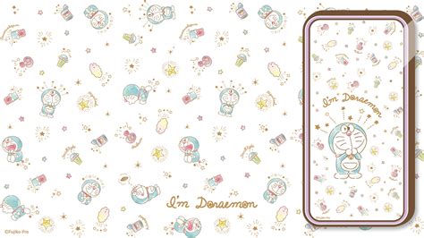 Cute Doraemon Pattern Wallpaper Desktop And Mobile Wallpaper Kawaii Hoshi