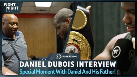Oh S Special Moment Between Daniel Dubois And His Dad And