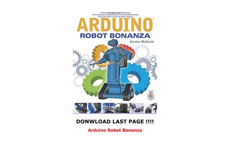 Arduino Robot Bonanza Pdf
