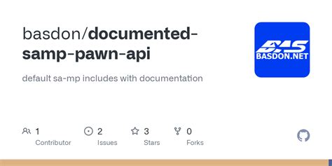 GitHub Basdon Documented Samp Pawn Api Default Sa Mp Includes With Documentation