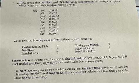 Solved 30 ﻿you Are Given The Following Code Note That