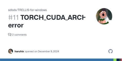 Torchcudaarchlist Error · Issue 11 · Sdbdstrellis For Windows · Github