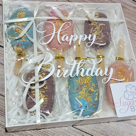 Sugar Bites Uk Happy Birthday Cakesicles With Happy Facebook