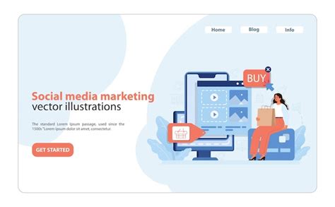 Premium Vector Social Media Marketing Strategy Engaging Online