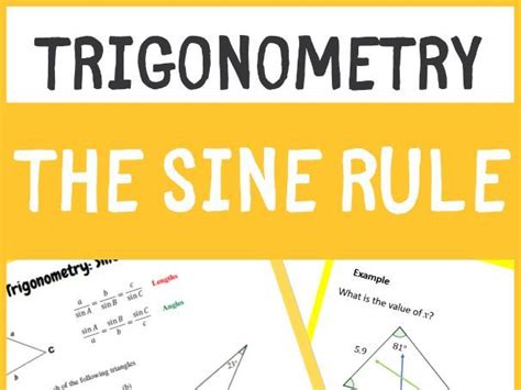 Sine Rule No Prep Lesson Teaching Resources