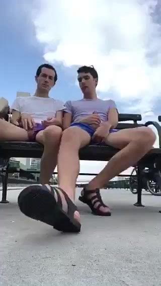 Park Bench Jack Off