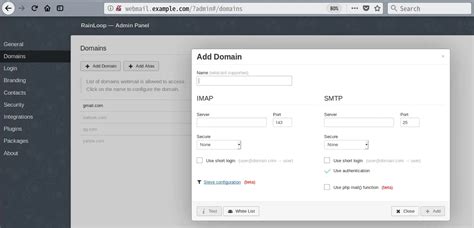 How To Configure Rainloop Web Mail Client On Ubuntu 1804