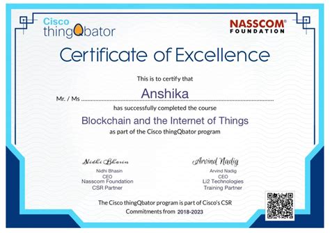 Anshika Mittal On Linkedin Internetofthings Blockchain Certification Blockchaintechnology