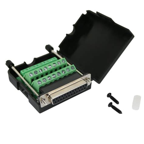 Jual Connector Db25 D Sub Male Adapter 25 Pin Port Adapter To Terminal Connector Signal Module