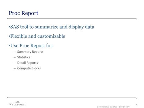 Ppt Intro To Proc Report With Excel Output Powerpoint Presentation