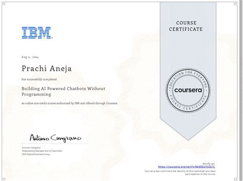 prachi aneja on linkedin ai chatbots ibm coursera chatbotdevelopment artificialintelligence…
