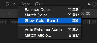 Color Correction In Final Cut Pro