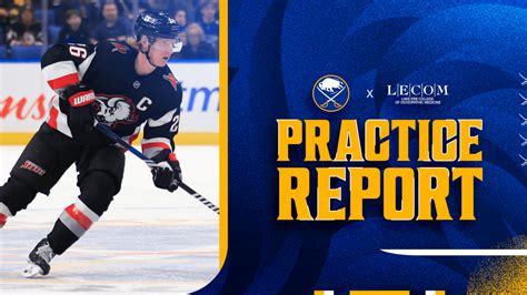 Practice Report Dahlin Progressing Toward Return Buffalo Sabres