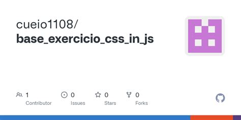 GitHub Cueio Base Exercicio Css In Js