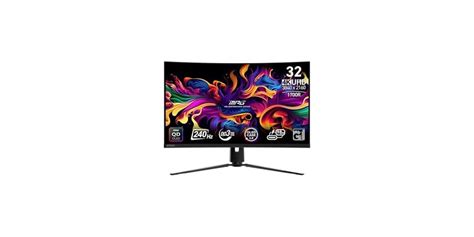 Msi 32 4k Curved Gaming Monitor Mpg 321curx Qd Oled