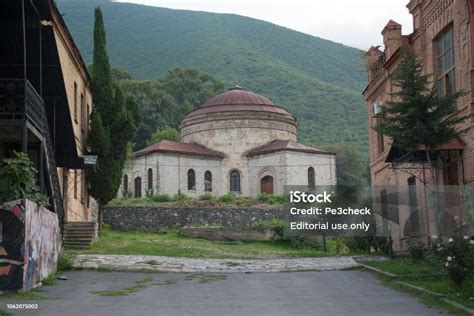 Seki Qalasi In Sheki Azerbaijan Stock Photo - Download Image Now ...