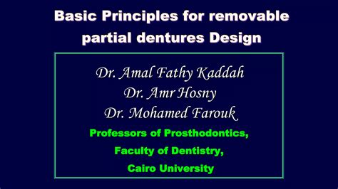 2 A Basic Principles For Designing The Removable Partial Denture Class I Partial Denture