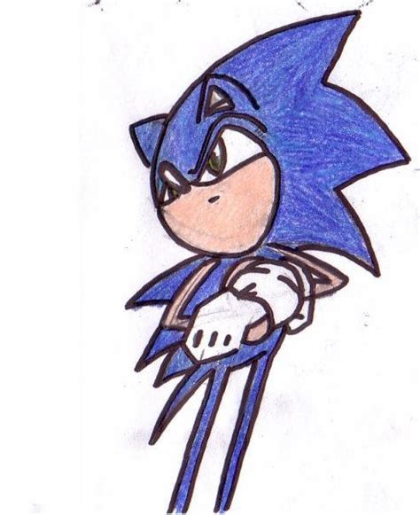 Rough Sonic By Bluboltar On Deviantart