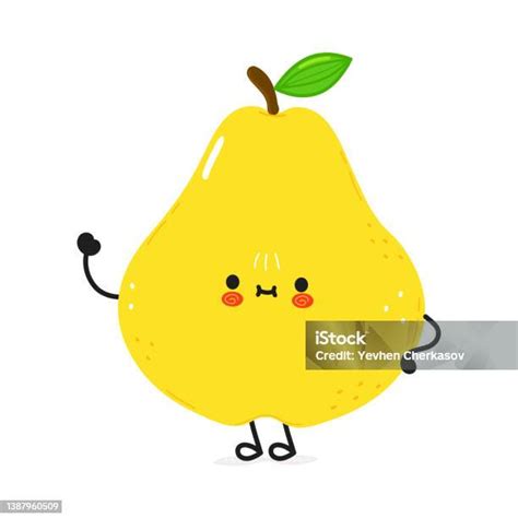 귀여운 재미 배 흔들리는 손 캐릭터 벡터 핸드 그린 만화 가와이 캐릭터 일러스트 아이콘 흰색 배경에 격리 배 캐릭터 컨셉 배에 대한 스톡 벡터 아트 및 기타 이미지 Istock