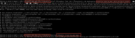 Clickhouse Getting Lot Of DB NetException Connection Reset By Peer While Reading From