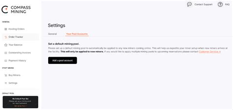 Mining Pool Configuration Compass
