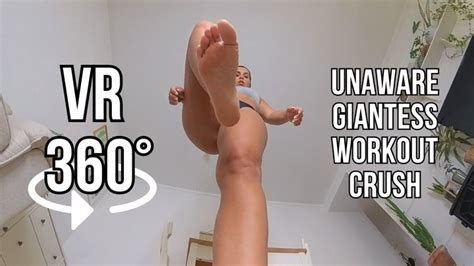 Vr 360 Unaware Giantess Workout And Crush Lalo Cortez And Vanessa