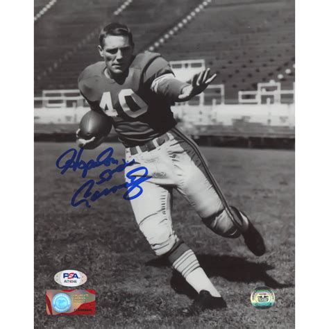 Howard Hopalong Cassady Signed Ohio State Buckeyes 8x10 Photo Psa