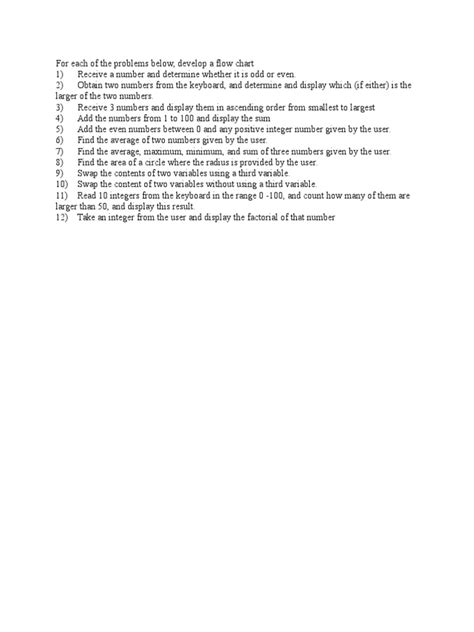 PDF Flowchart Exercises DOKUMEN TIPS