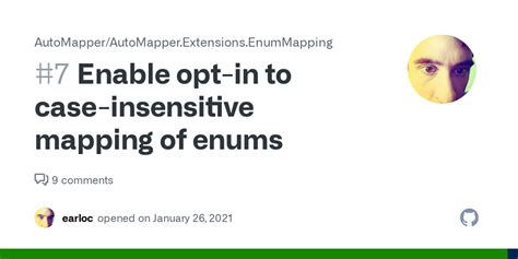 Enable Opt In To Case Insensitive Mapping Of Enums · Issue 7 · Automapperautomapperextensions