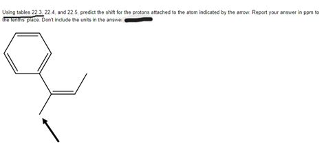 Solved Using Tables 223224 And 225 Predict The Shift