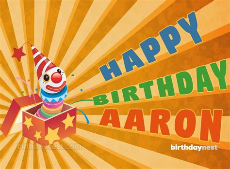 Happy Birthday Aaron Wishes And Memes Birthday Nest