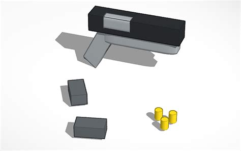 3d Design My Attemt At A Glock 18 Tinkercad