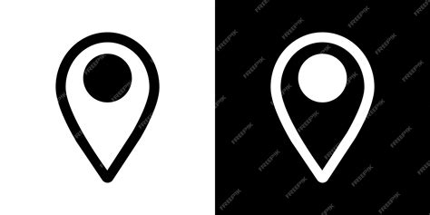 premium vector pin location icon set map pin marker map marker