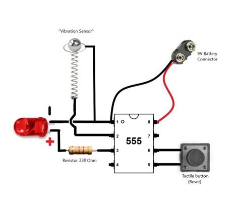 How To Make A Vibration Sensor Electronics Projects Diy Electronic