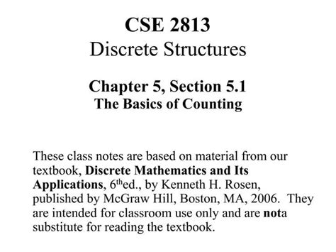 ppt cse 2813 discrete structures powerpoint presentation free download id 794049