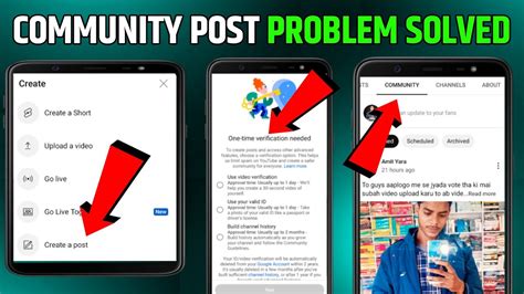 How To Enable Community Tab On Youtube Creat Post Problem Solved