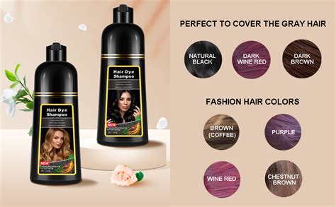 Herbal Dark Brown Hair Color Shampoo 169 Fl Oz Long Lasting