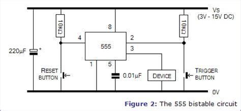 The 555 Bistable Circuit Electronics In Meccano